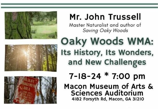 Oaky Woods WMA: Its History, Its Wonders, and New Challenges - GNPS